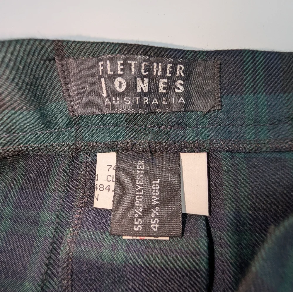Vintage | Skirts | Fletcher Jones Australia Vintage Plaid Tartan ...